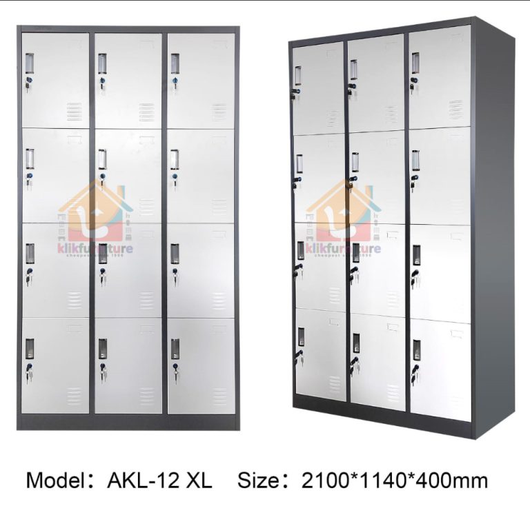 Lemari Loker Locker Cabinet 12 Pintu Full Besi AKL 12 - Official Pusat ...
