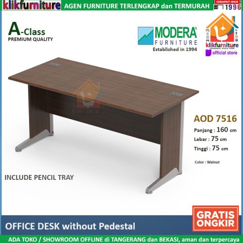MODERA AOD 7516 Office Desk Meja Kantor Meja Kerja Meja Tulis ...